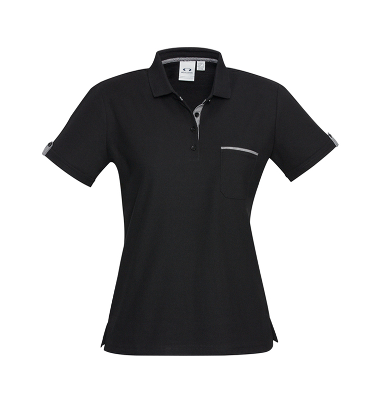 Biz Collection Ladies Edge Polo - Summit Workwear and Safety